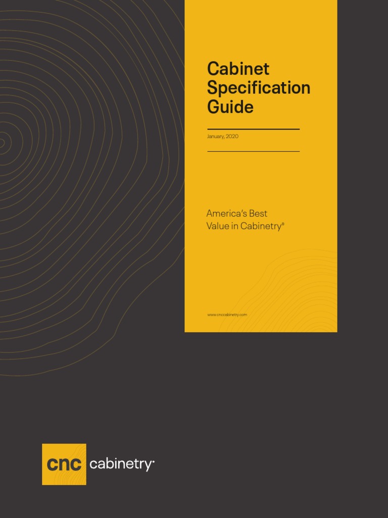 CNC Spec Book 2020 | Download Free PDF | Cabinetry | Countertop