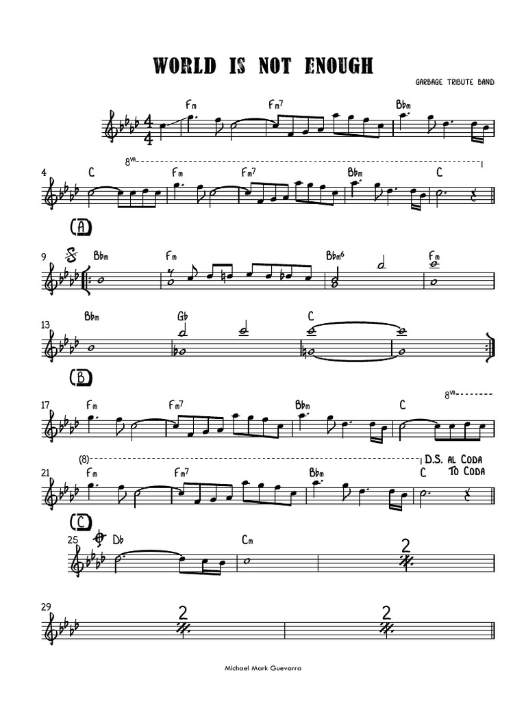 World Is Not Enough Garbage Tribute | PDF