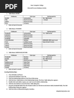 Microsoft Access QUESTIONS With Answers | PDF | Databases | Table ...