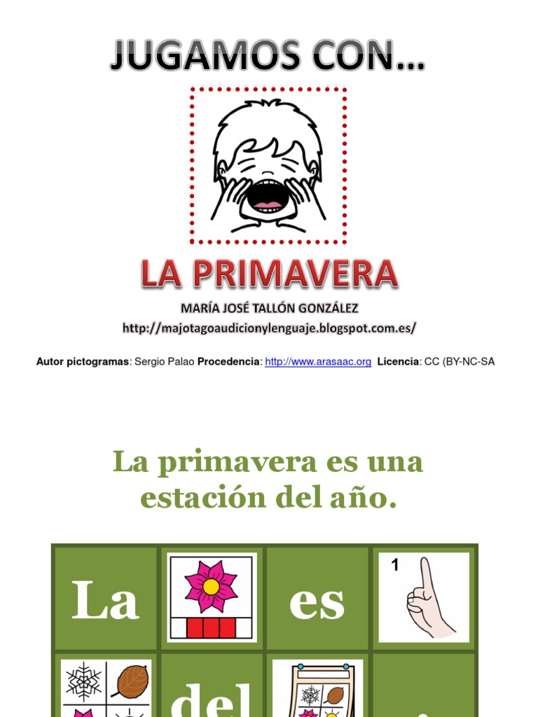 Jugamos Con La Primavera 5-6 Anyos | PDF