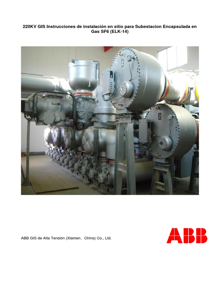 ELK-14 Manual de Instalacion GIS - ES | PDF | Transformador | Tornillo