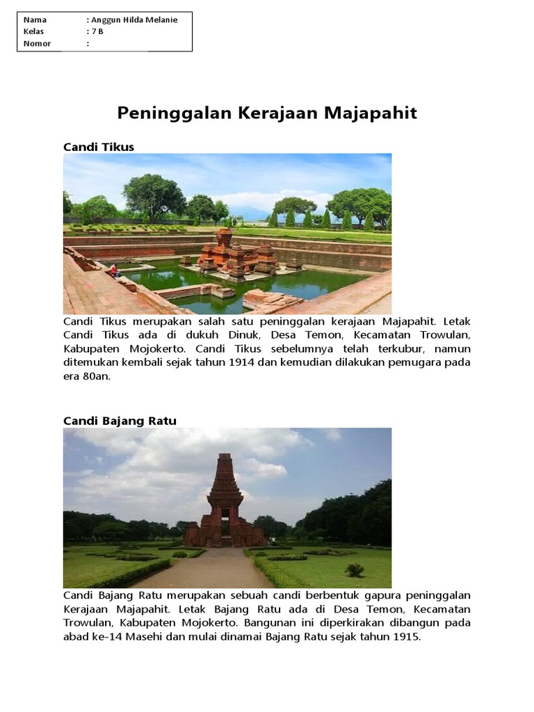 Peninggalan Majapahit | PDF