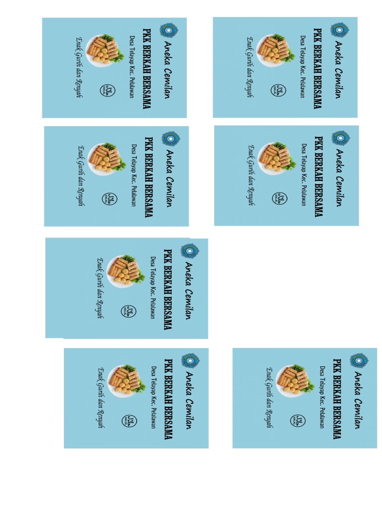 Aneka Cemilan Tanpa Harga | PDF