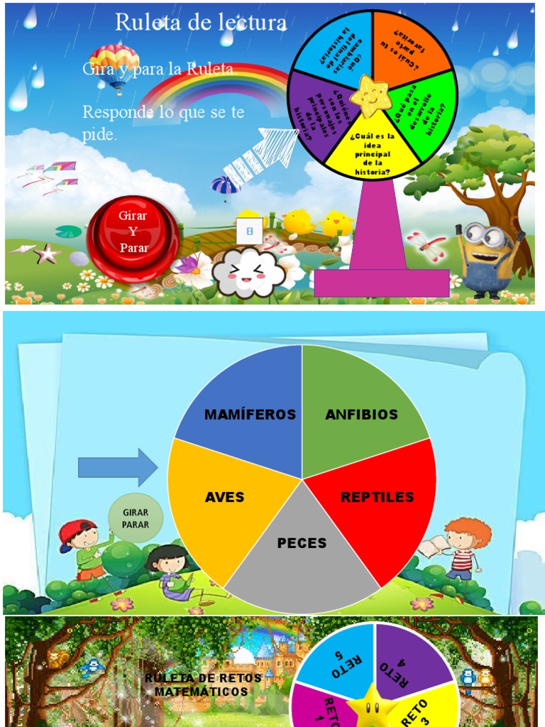 Ruleta de Lectura Interactiva | PDF