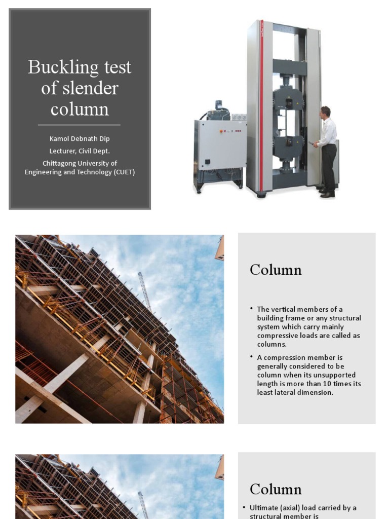 Buckling Test | PDF | Buckling | Column