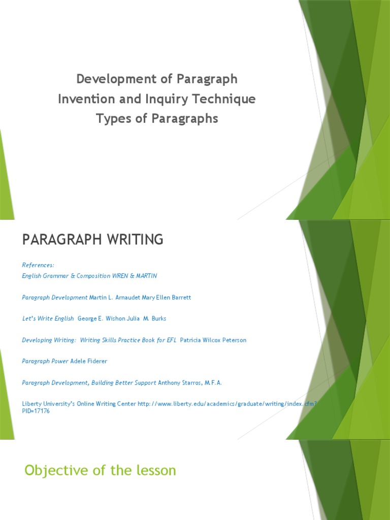 Paragraph Writing Techniques | PDF | Brainstorming | Idea