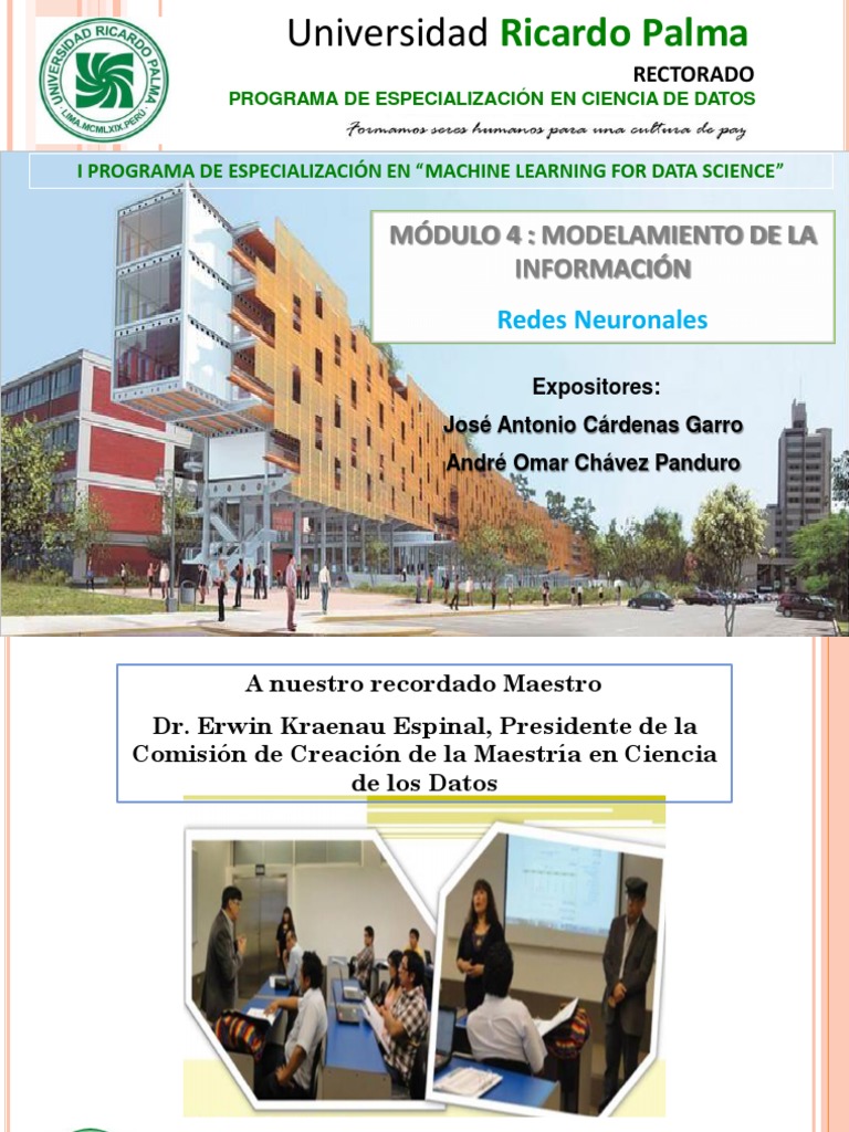 Machine Learning For Data Science Redes Neuronales Pdf Aprendizaje Automático Neurona 7522