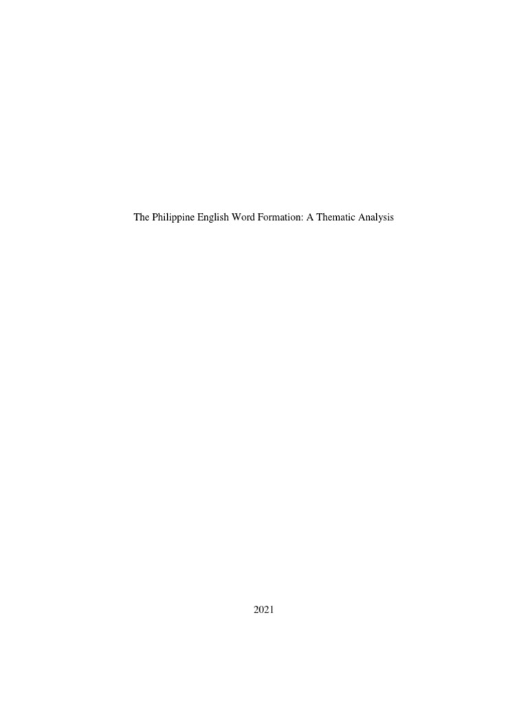 thesis-philippine-english-word-formation-pdf-first-language