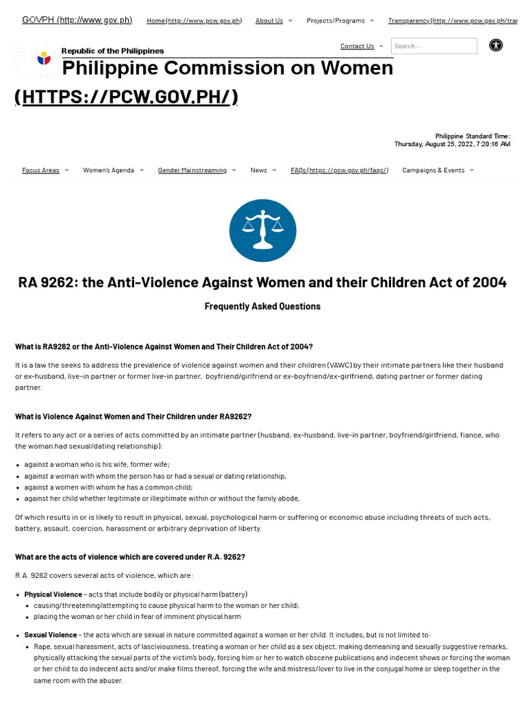 (HTTPS://PCW - GOV.PH/) Philippine Commission On Women | PDF ...