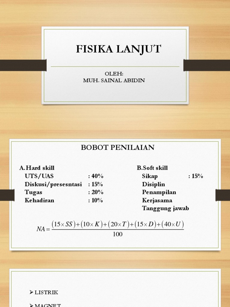 Fisika Lanjut | PDF