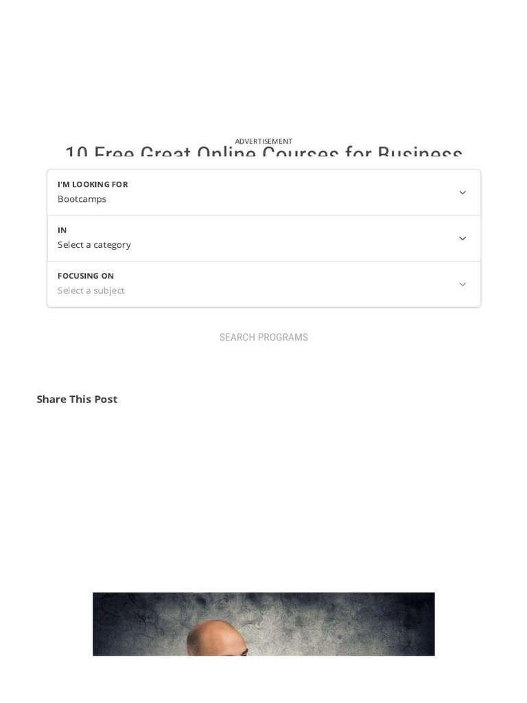 10 Free Great Online Courses For Business - Online Course Report | PDF ...