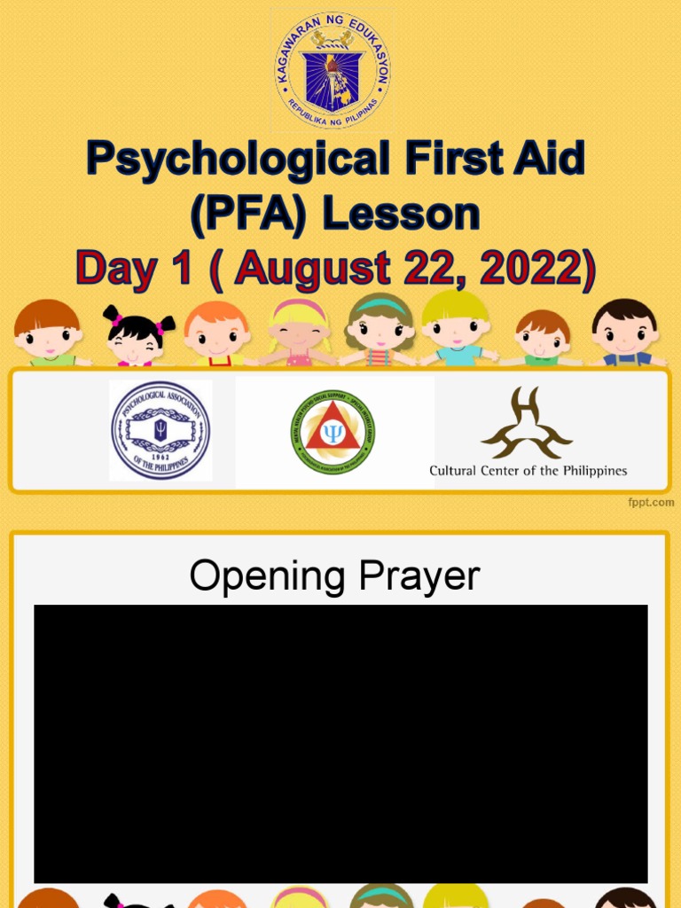 Psychological First Aid Module 1 | PDF | Psychology | Psychological ...