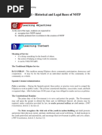 The History of National Service Training Program (NSTP) | PDF ...