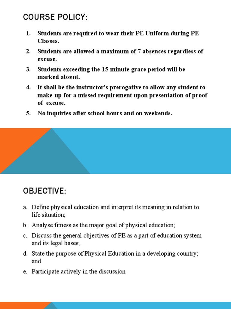 Lesson 1 Physical Education | PDF | Physical Education | Curriculum