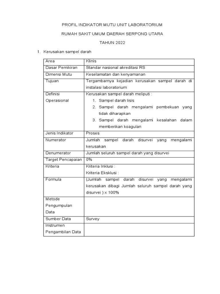 MENINGKATKAN MUTU PELAYANAN LABORATORIUM | PDF