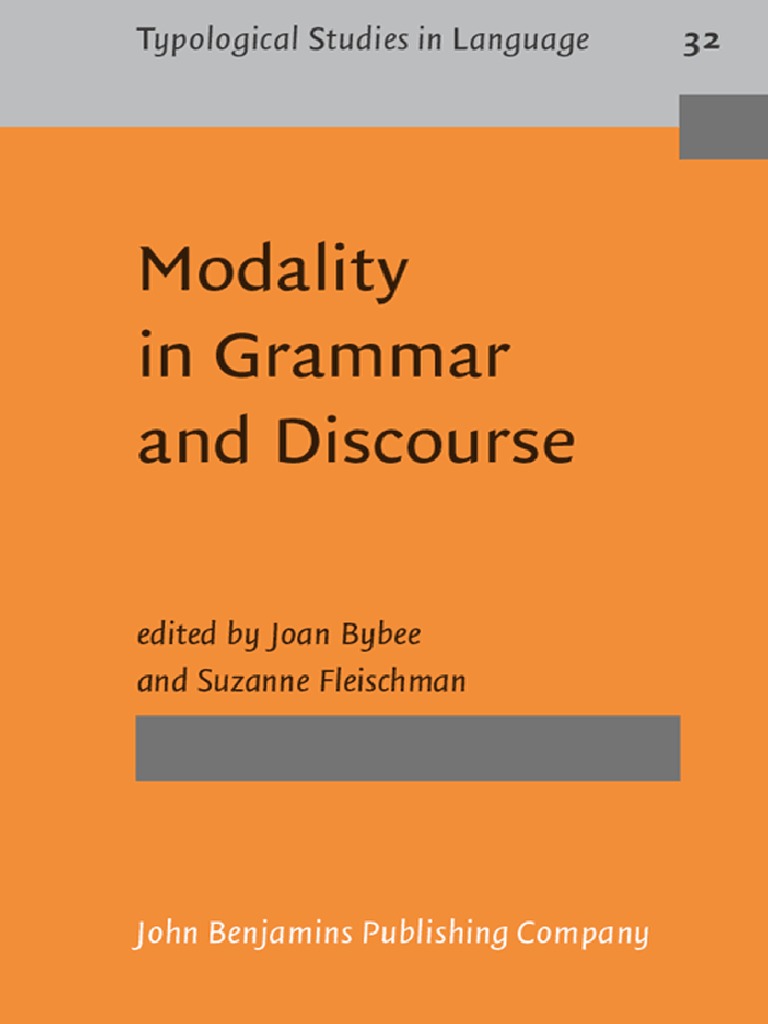 Modality in Grammar and Discourse | PDF | Modal Logic | Epistemology