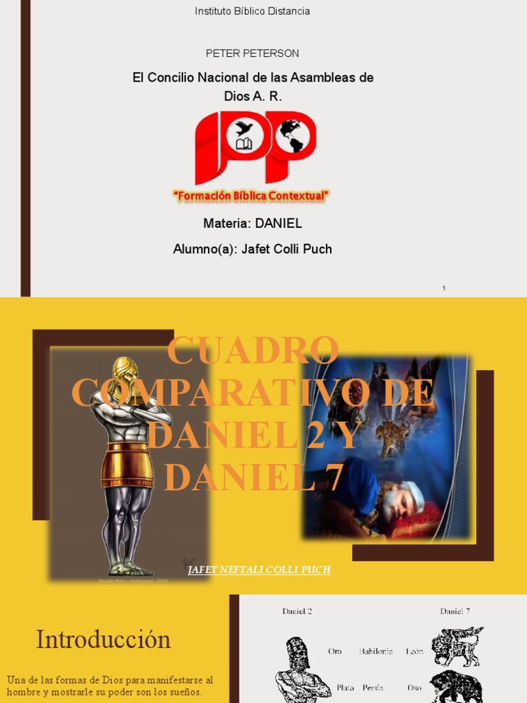 Comparativa de Daniel 2 y 7: Imperios | PDF | Daniel (figura bíblica ...