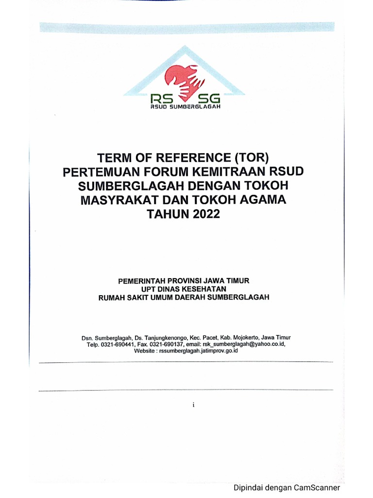 Tor Pertemuan Forum Kemitraan Dengan Toma Dan Toga | PDF