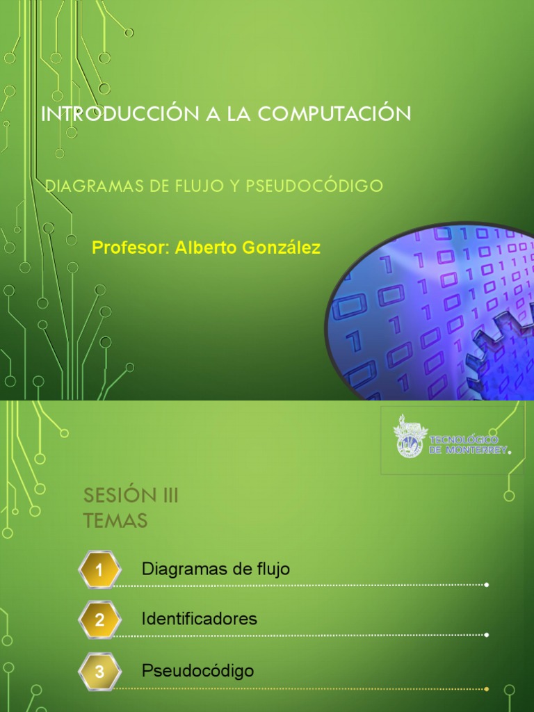 Sesión III. - Diagramas de Flujo y Pseudocódigo | PDF | Algoritmos | Lenguaje de programación