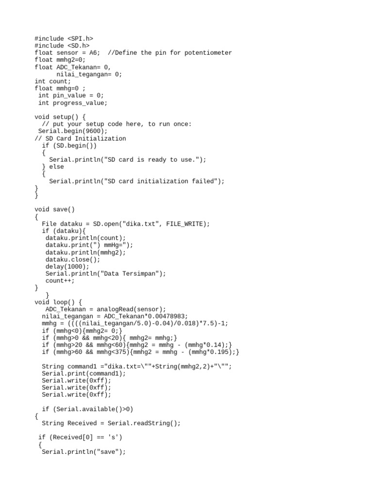 Arduino Septian - Ino | PDF | Computers | Technology & Engineering