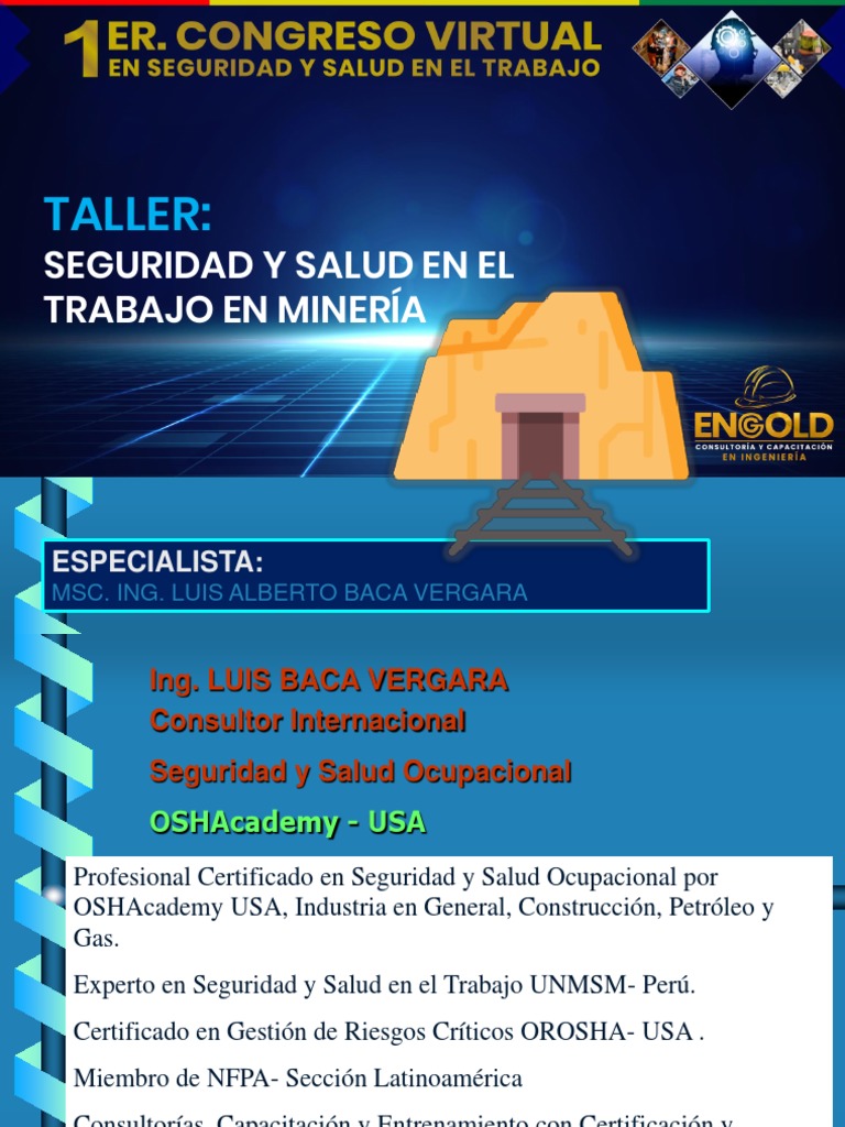Taller 3 Seguridad y Salud en El Trabajo en Minería | PDF | Seguridad y ...