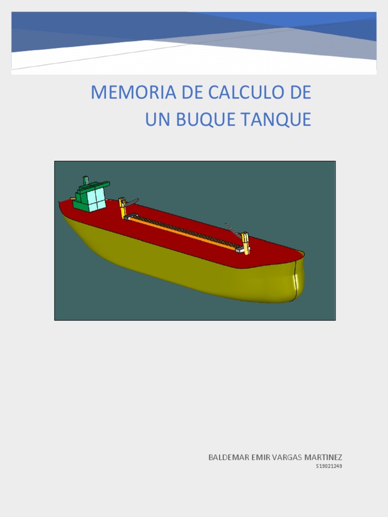 Cálculo y Diseño de Buque Tanque | PDF | Barcos | Petróleo