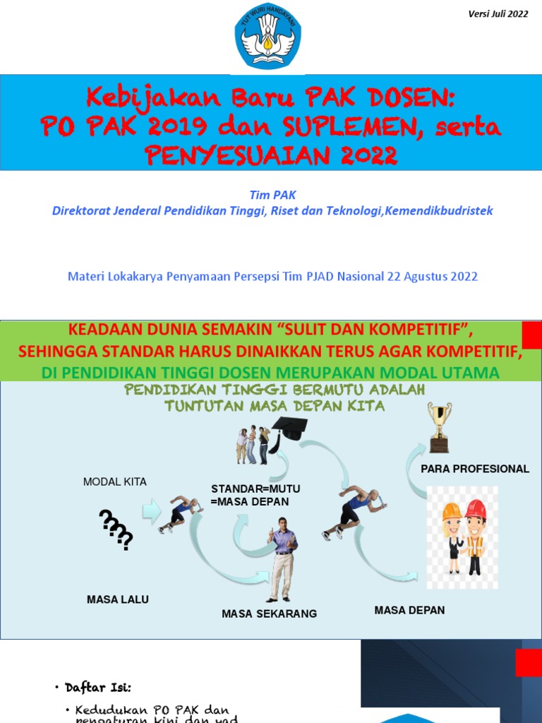 Sosialisasi DUPAK Dosen - Jul-2022 | PDF