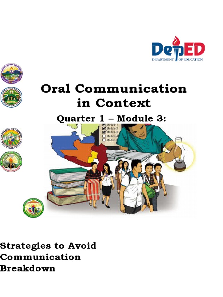 ORAL COM 11 Quarter 1 Module 3 | PDF | Communication | Interpersonal Communication