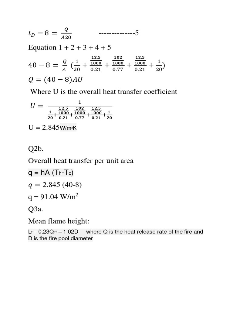 8 - 5 Equation 1 + 2 + 3 + 4 + 5 40 8 (+ + + +) (40 8) Where U Is The ...
