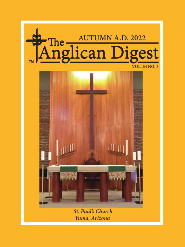 The Anglican Digest - Fall 2022 | PDF | Eucharist | Christian Worship