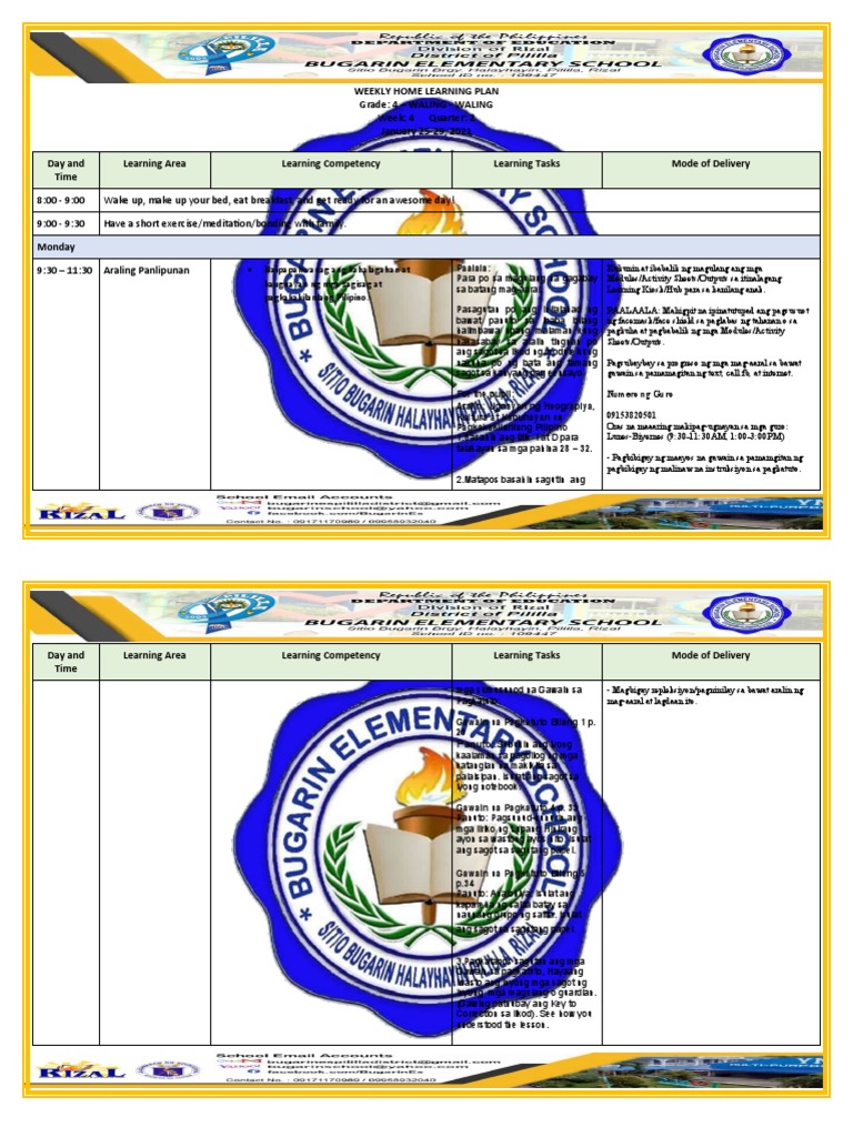 WHLP Gr. 4 Q2 WK4 Mam Jade Final | PDF