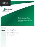 Bricks Calculation of Mixing Ratio (ISOand VDZ Shapes) | PDF