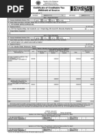 BIR Form 2307 Updated AUG 2023 | PDF | Payments | Taxes