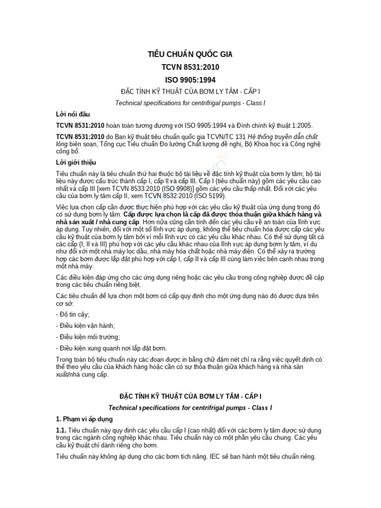 TCVN 8531 - 2010 | PDF