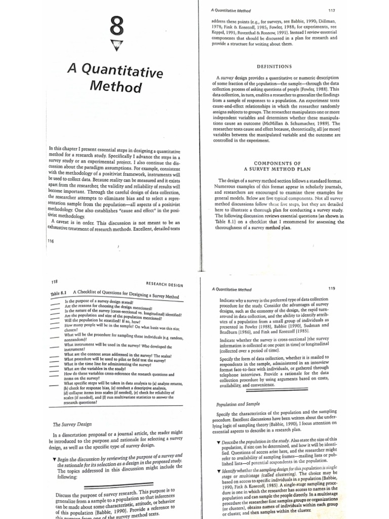 Chap. 11 Quantitative Method | PDF