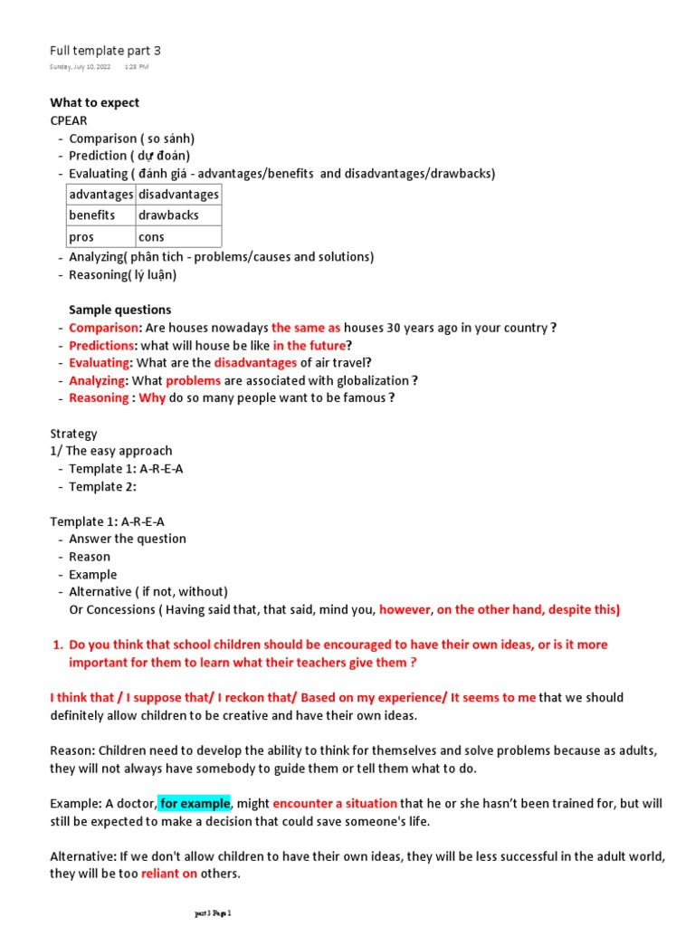 Full Template Part 3 | PDF | Educational Technology | Reason