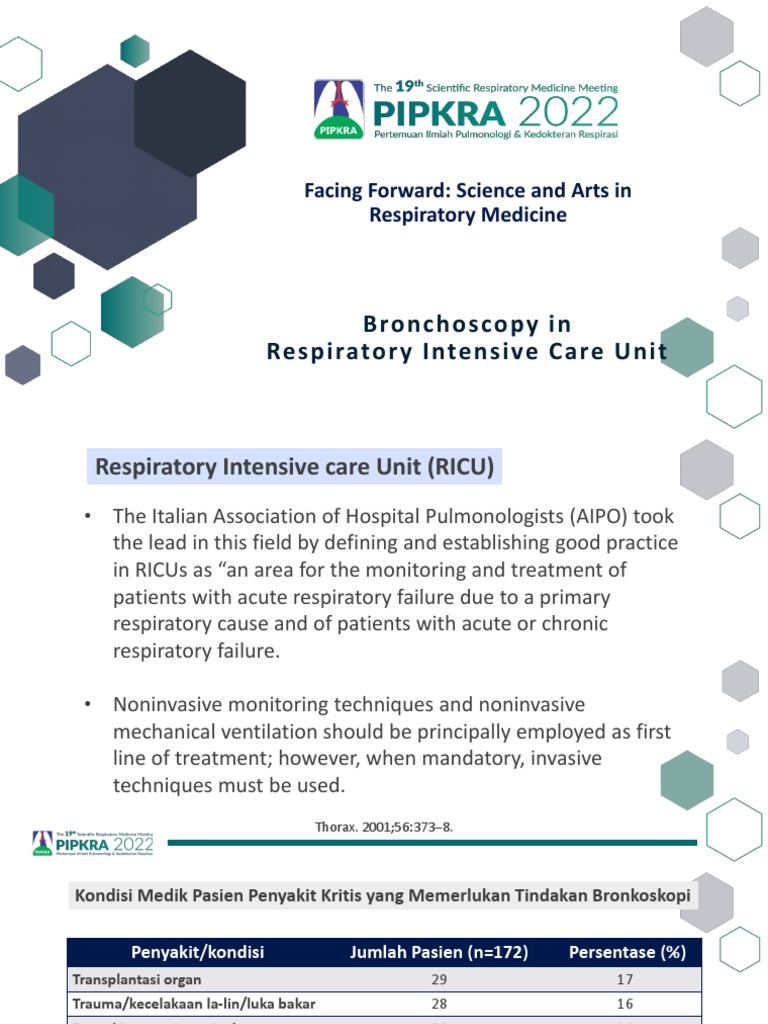 Bronchos | PDF | Unit Perawatan Intensif | Peralatan Perlindungan Diri