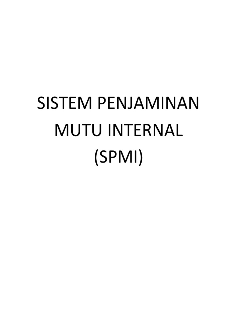 SPMI Baru | PDF
