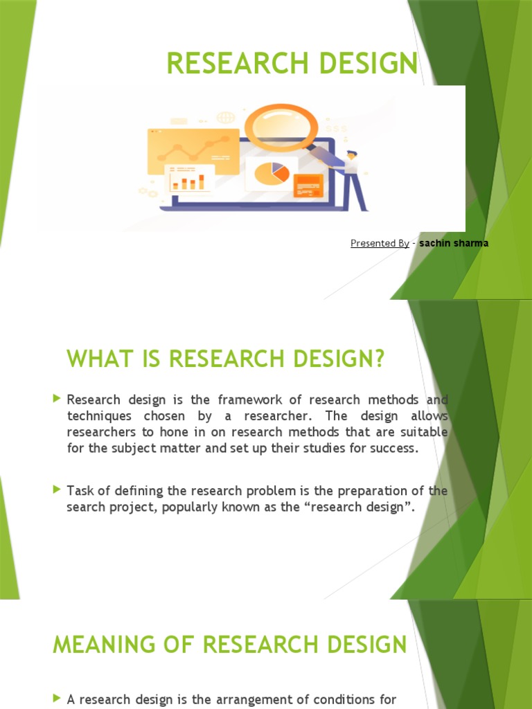 RESEARCH DESIGN PPT Presented by Sachin Sharma | PDF | Dependent And ...