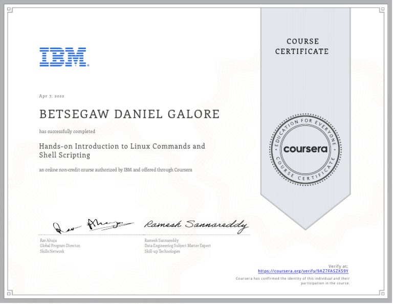 Hands-On Introduction To Linux Commands and Shell Scripiting | PDF