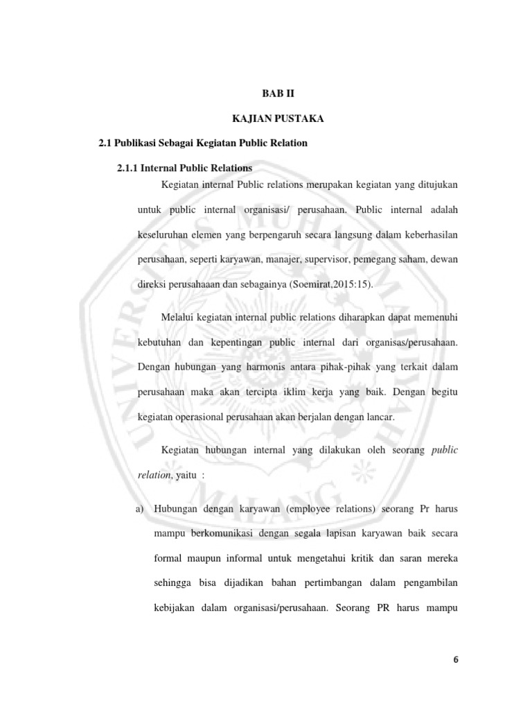 Strategi PR Internal dan Eksternal | PDF