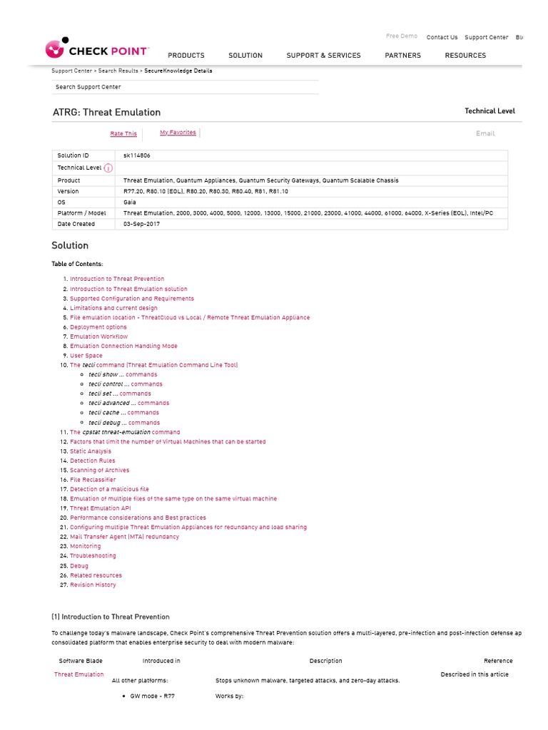 ATRG - Threat Emulation | Download Free PDF | Malware | Cyberspace