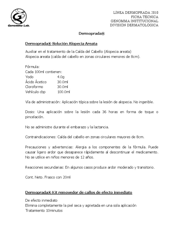 Genomma Lab Dermoprada | PDF | Ultravioleta | Protector solar