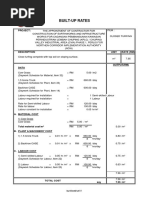 Build-Up Rates in Construction Cost Estimation | PDF | Cost | Labour ...