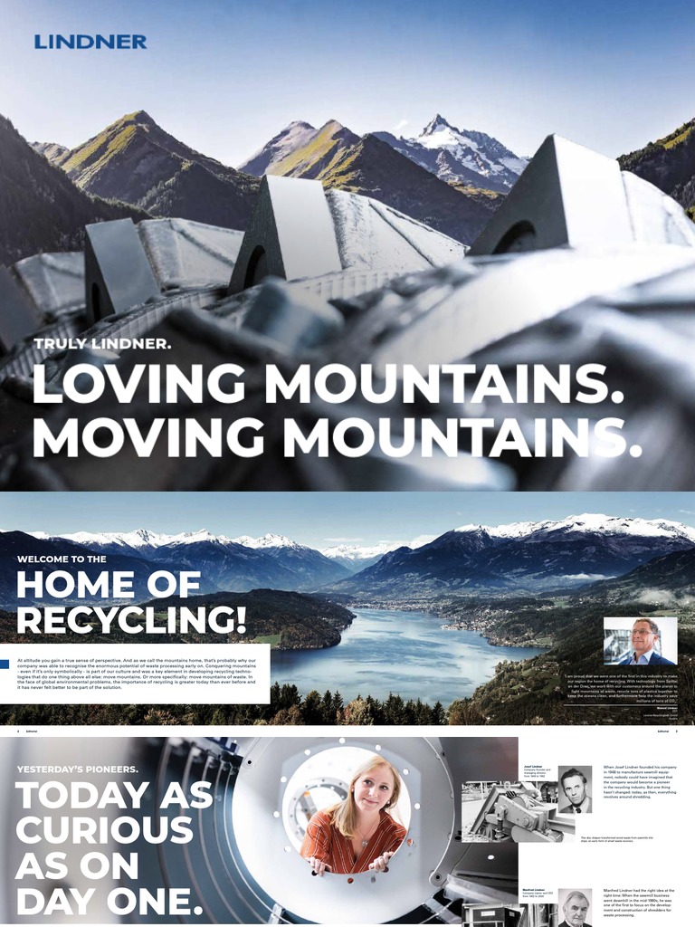 Lindner Image Broschure - EN | PDF | Recycling | Waste