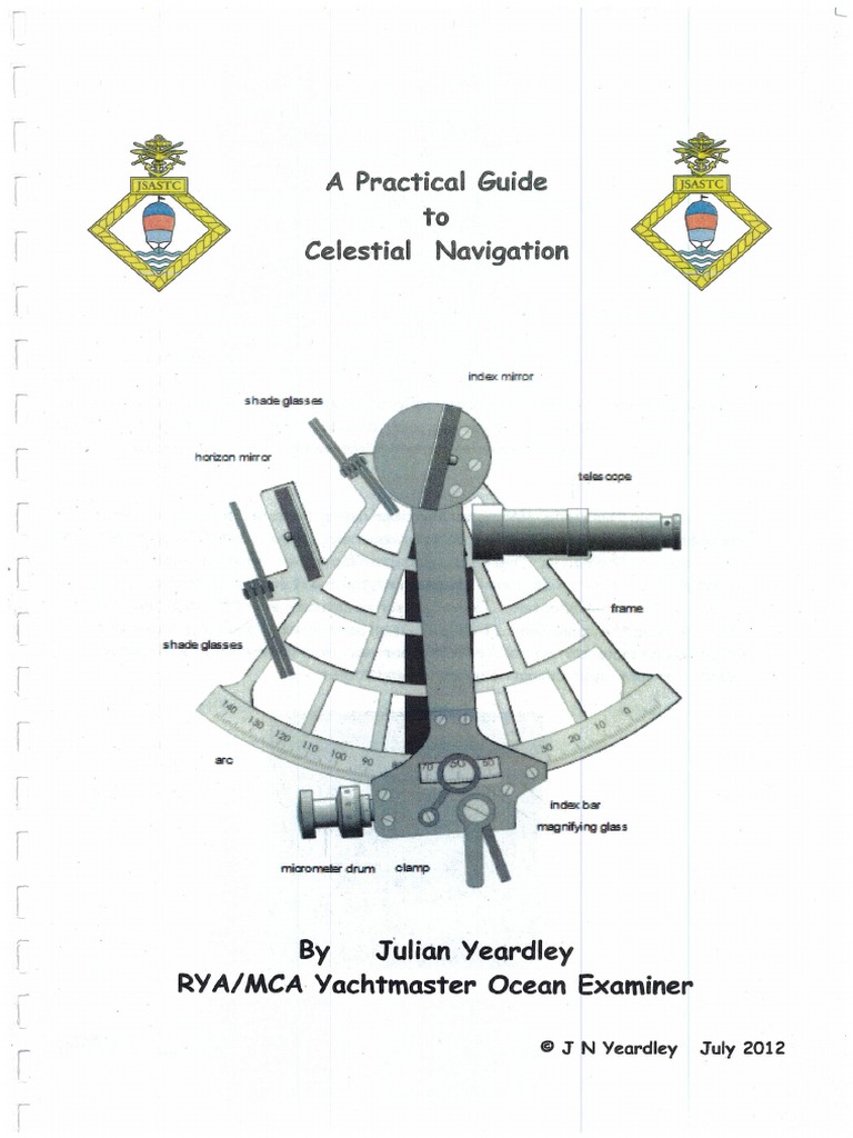 A Practical Guide To Celestial Navigation - Julian Yeardley | PDF