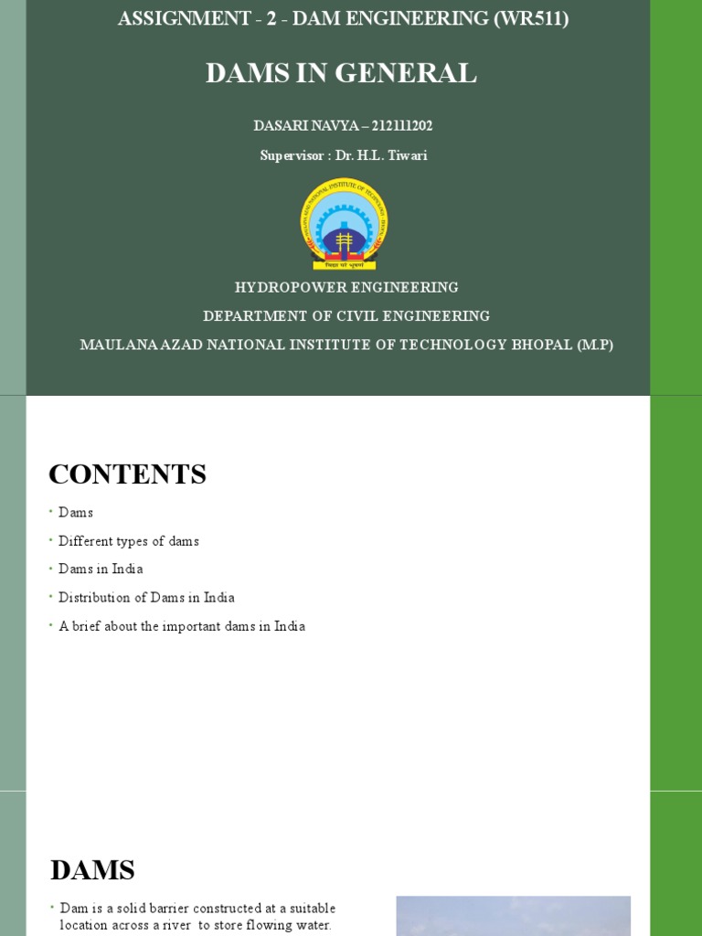 Dams in General-212111202-Hydro | PDF | Dam | Earth Sciences