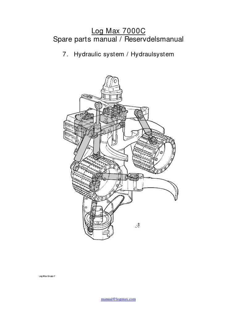 Log Max 7000C Spare Parts Manual / Reservdelsmanual: 7. Hydraulic ...