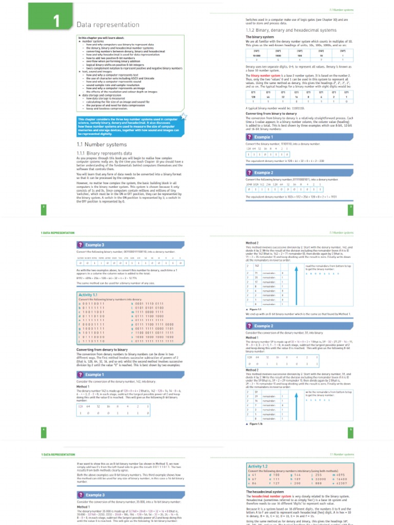 Computer Science 9618 Ch1 | PDF