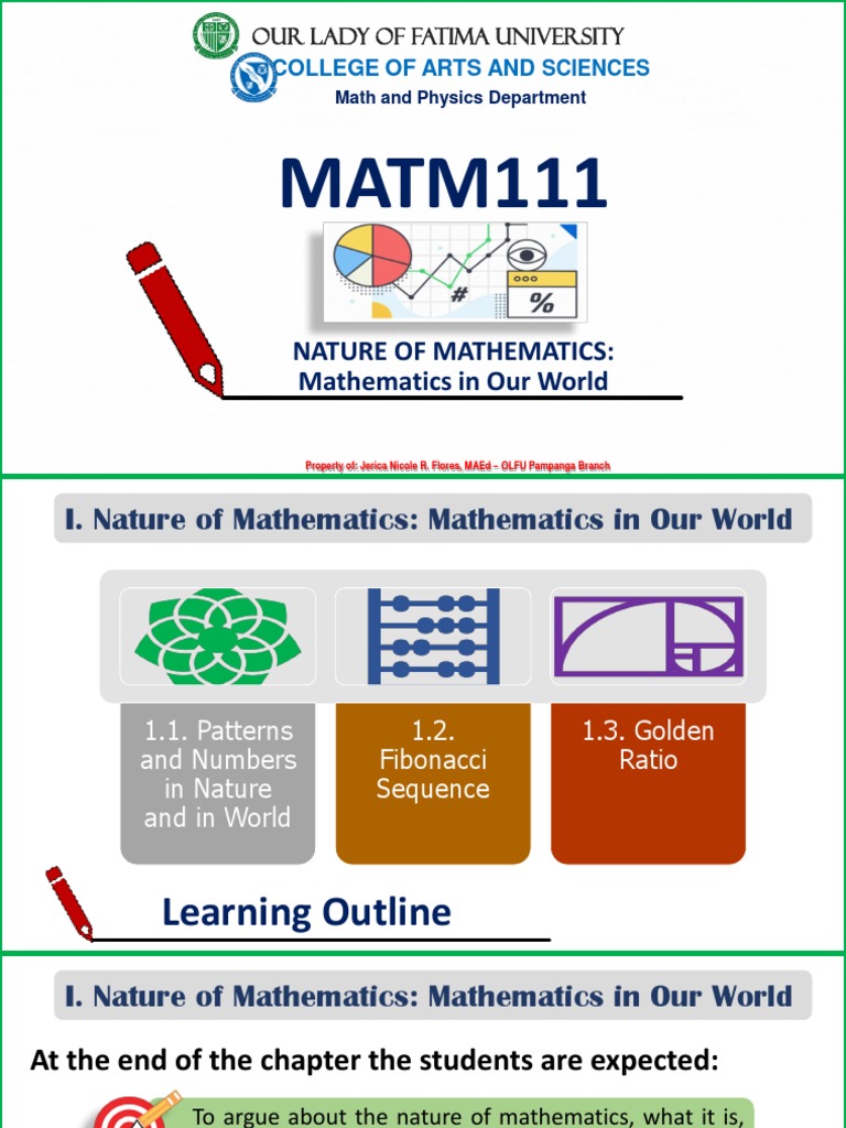 OLFU Math Patterns | PDF | Numbers | Sequence